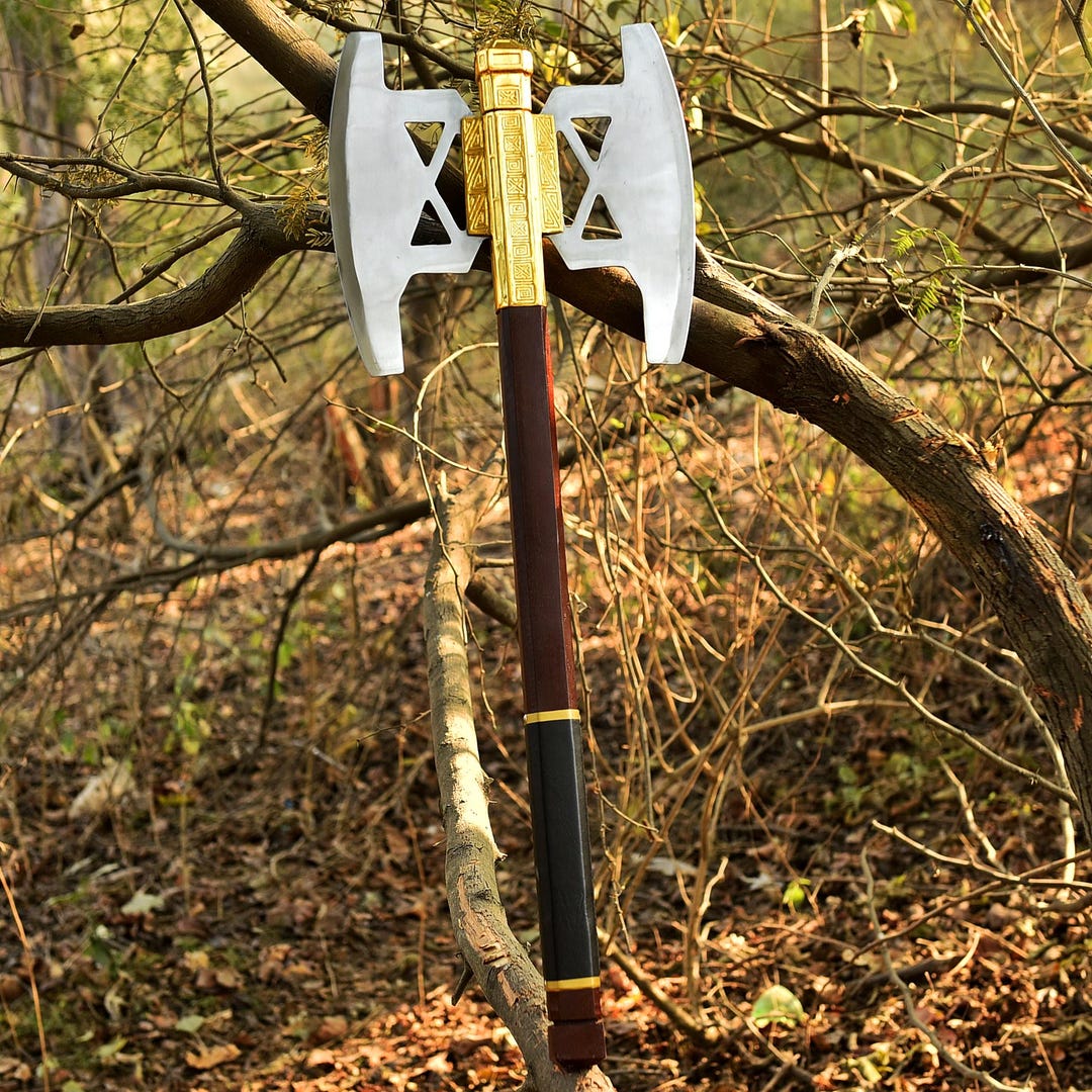 Gimli Battle Axe Replica Epic Silver Edition - Handmade Fantasy Weapon ...