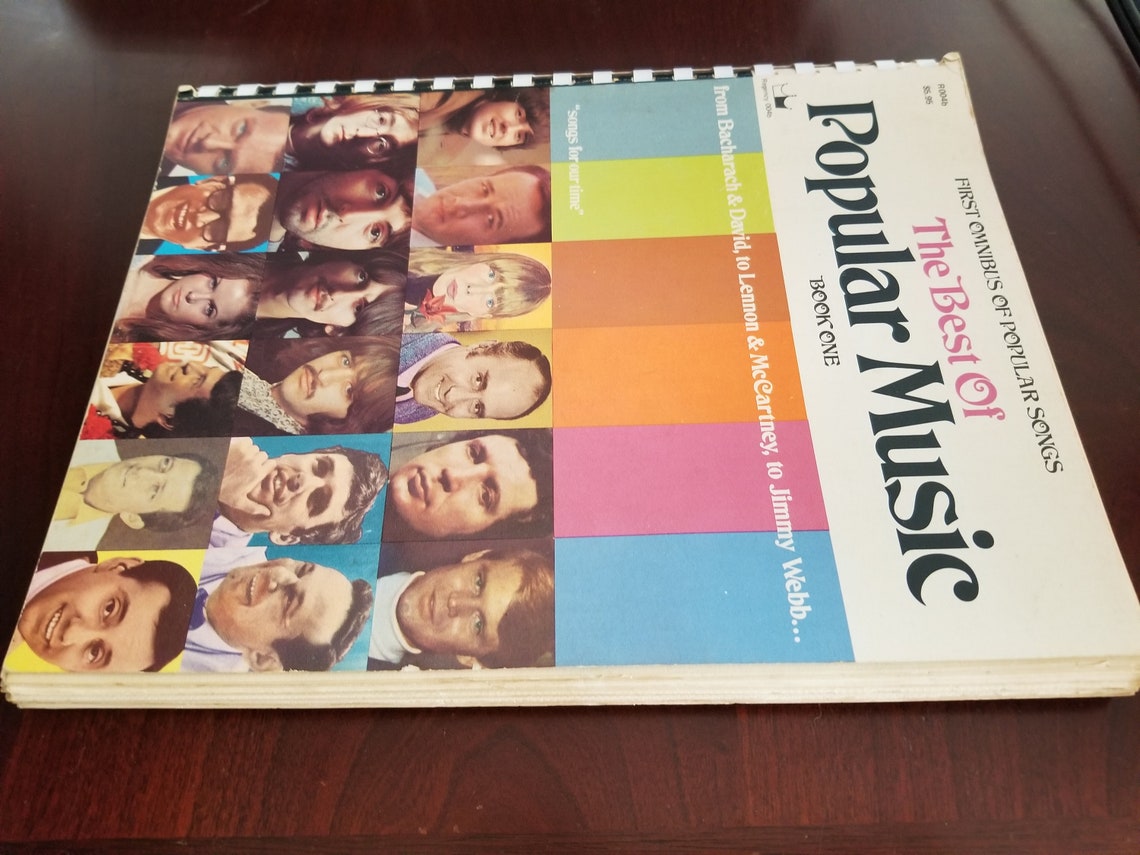 The Best of Popular Music Book One First Omnibus of Popular Songs - Etsy