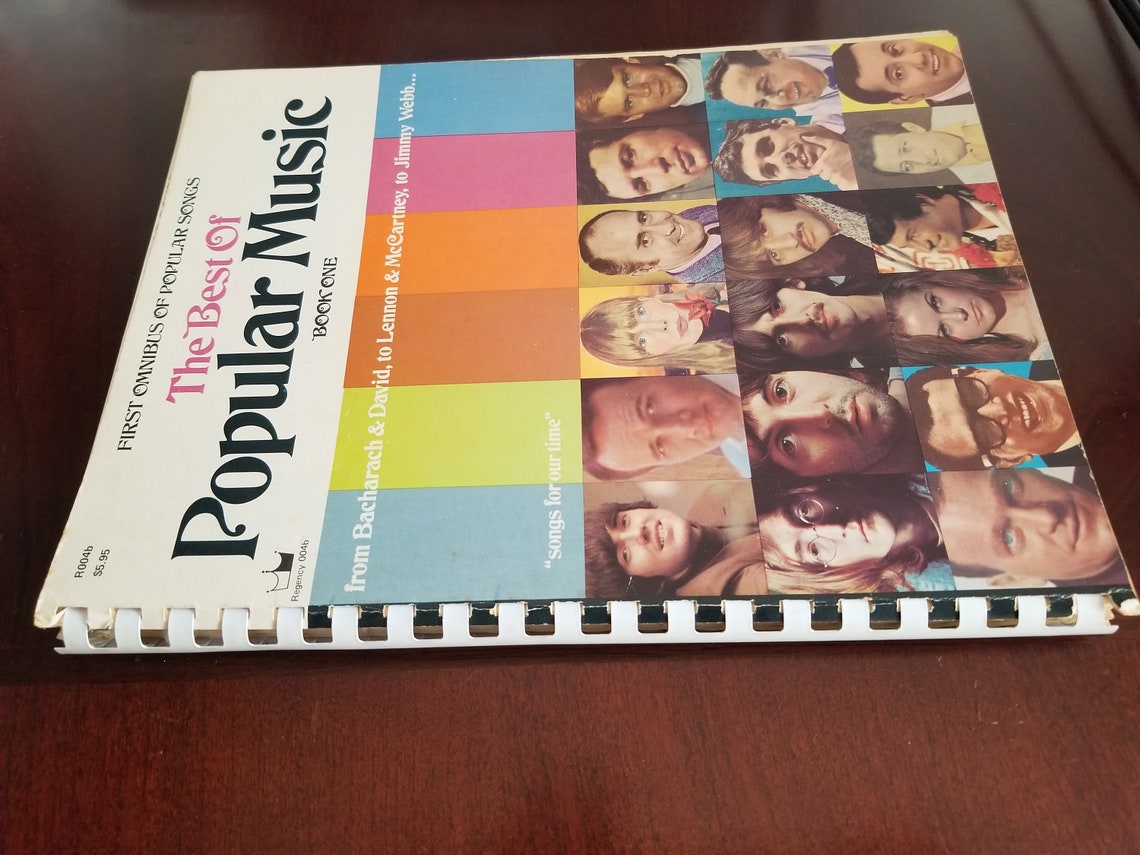 The Best of Popular Music Book One First Omnibus of Popular Songs - Etsy
