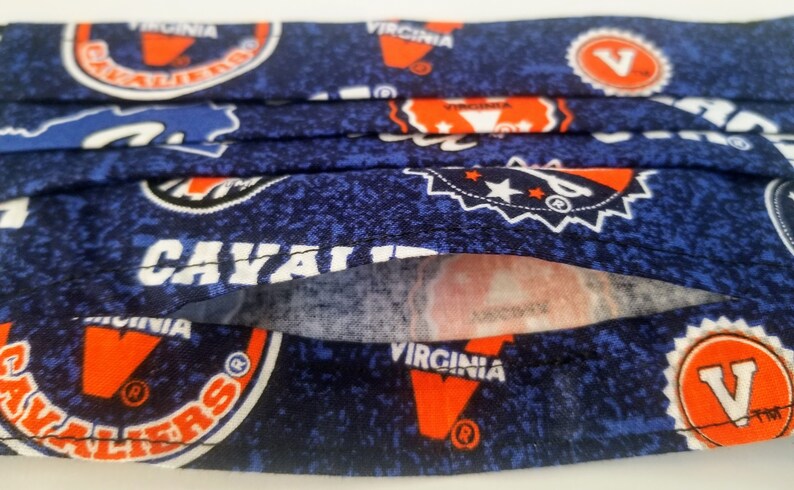 UVA Face Mask With Removable Nose Band and Filter Opening - University ...