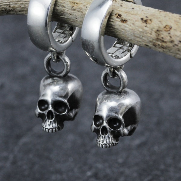 Skull Earrings - Etsy
