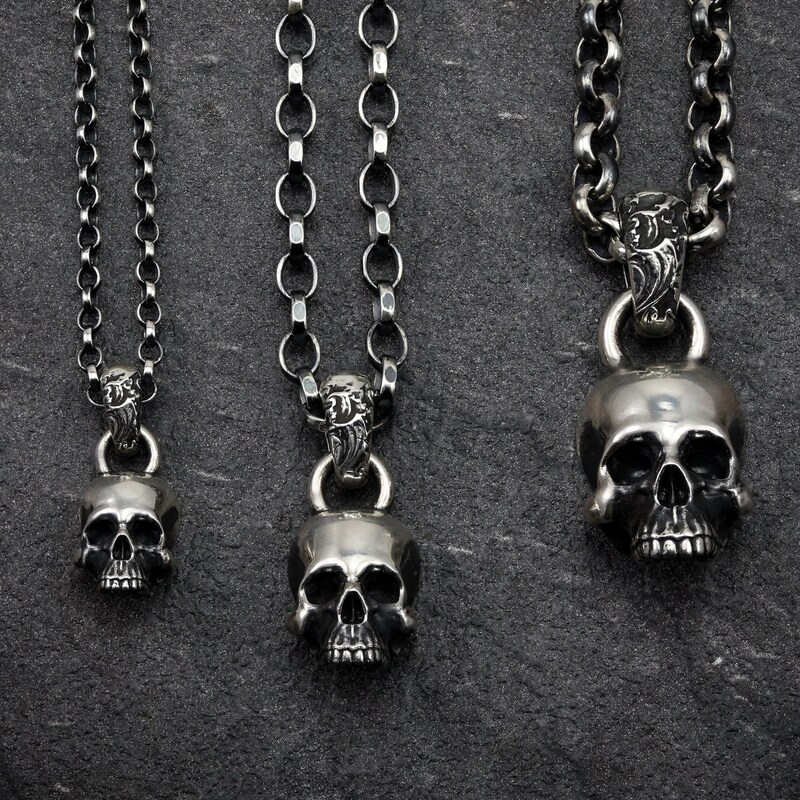 Skull Pendant - Etsy