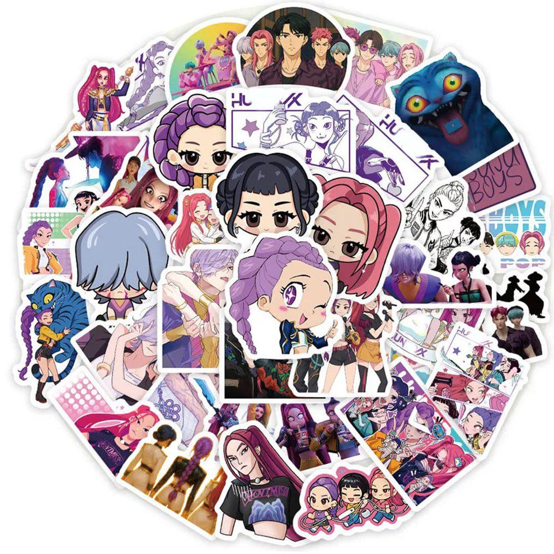Cartoon Vinyl Stickers - Waterproof Decals for Laptop, Journal ...