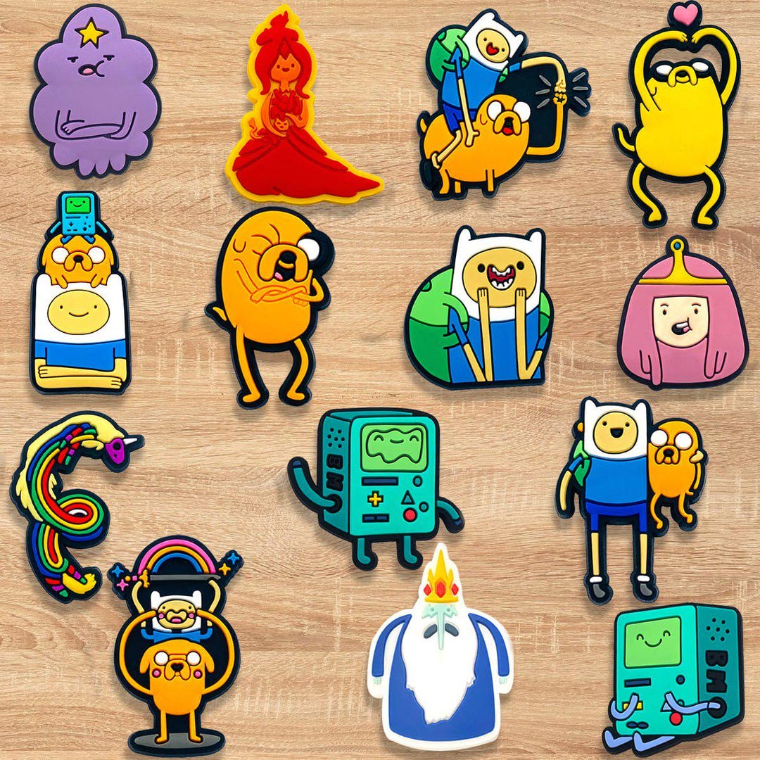 14 PC Cartoon Shoe Charms Set,cute Fantasy Characters, Colorful Charms ...