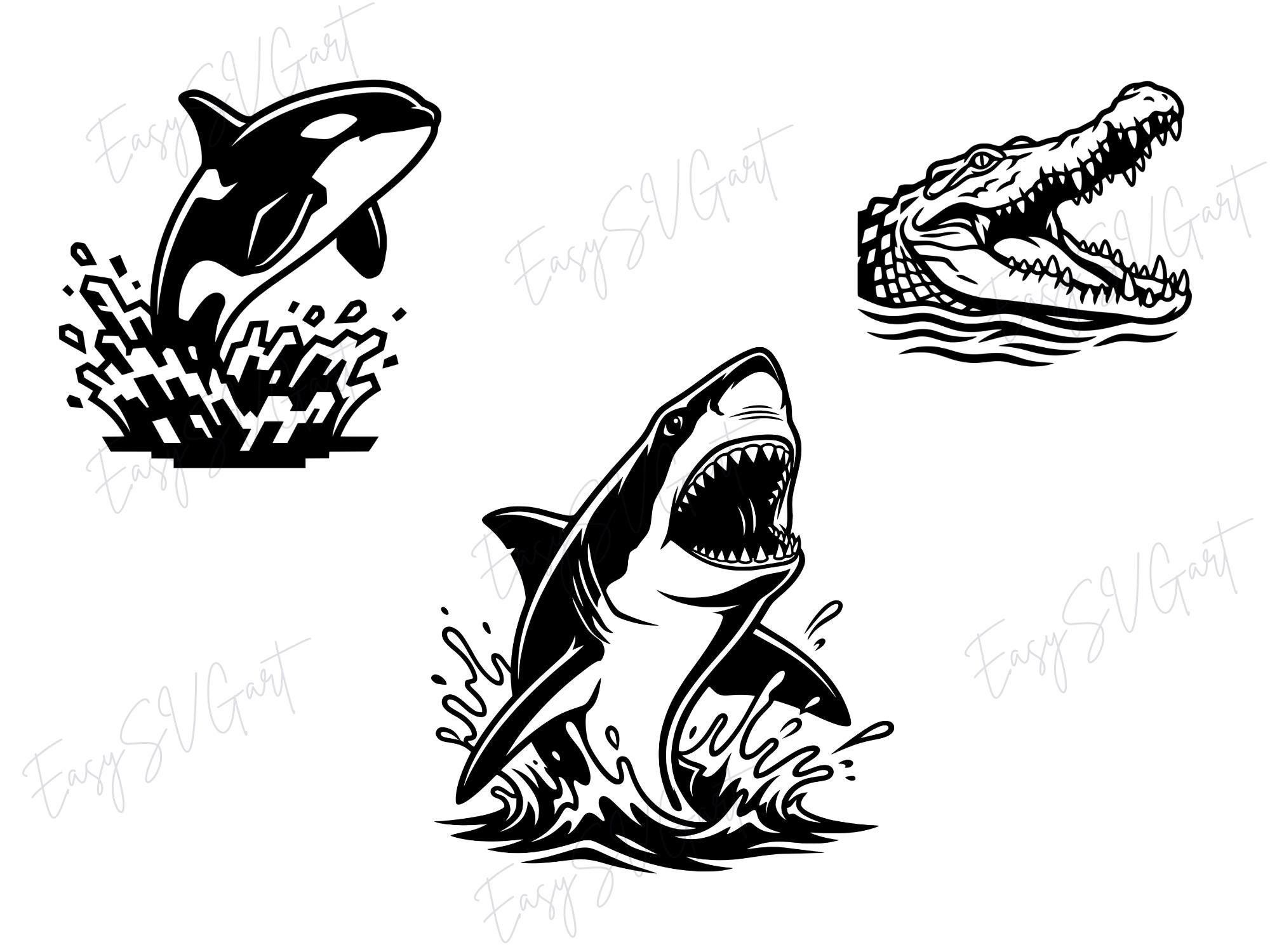 17 Apex Predators SVG Bundle | Wildlife Vector Pack | Lion, Wolf, Bear ...