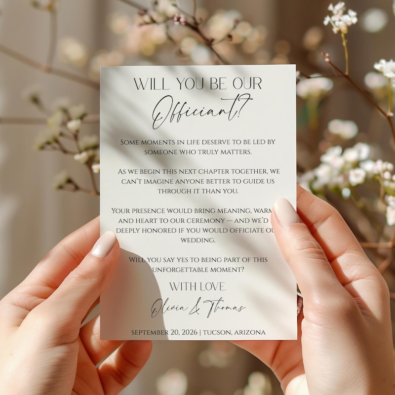 Officiant - Etsy