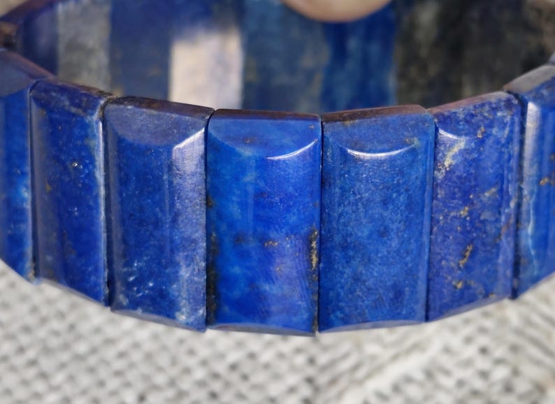 70 Gram Polished Lapis Lazuli Bracelet – Spiritual Healing Crystal ...