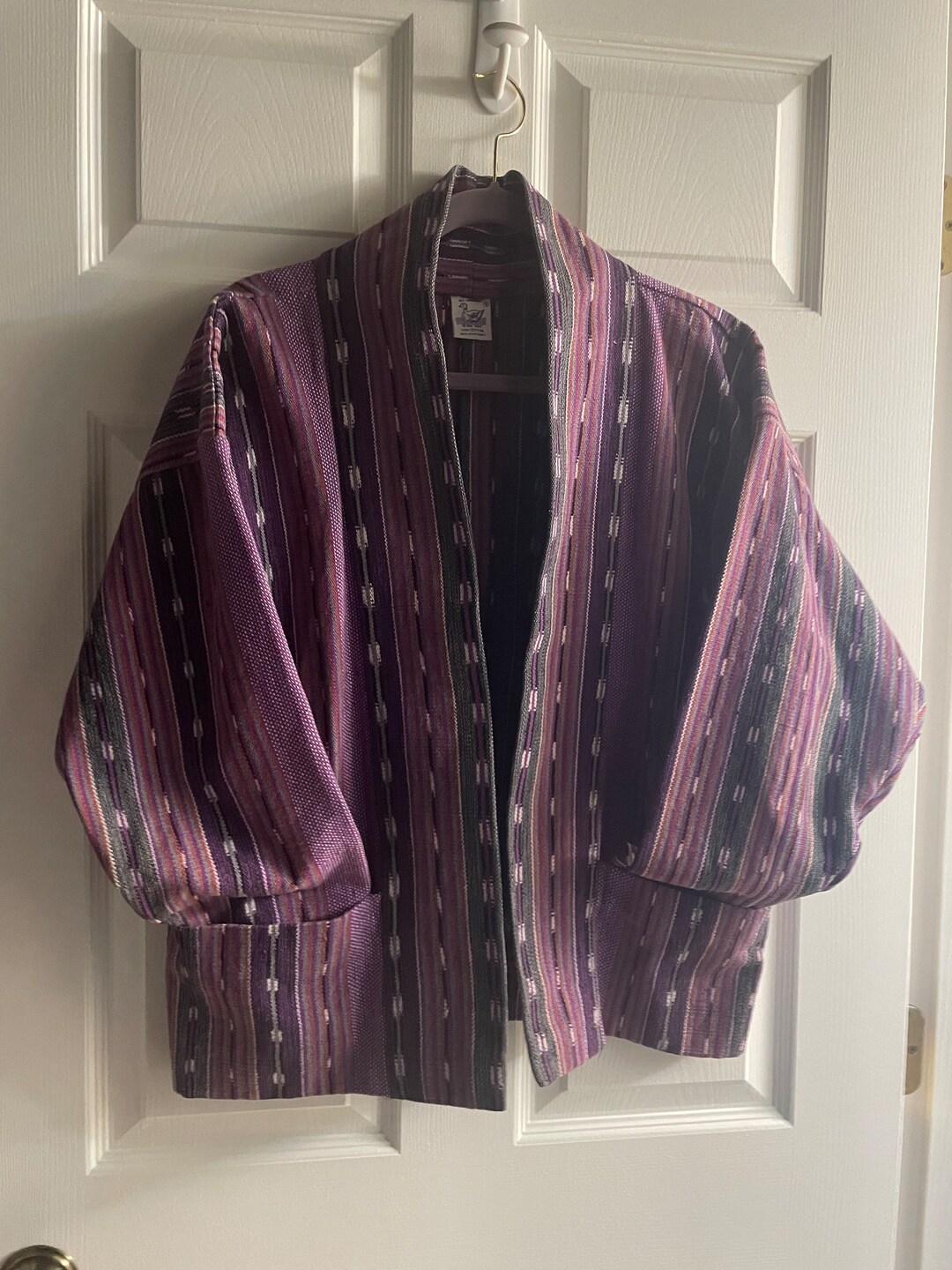 Vintage Guatemalan Hand Woven Jacket Los Atresanos De San Juan - Etsy