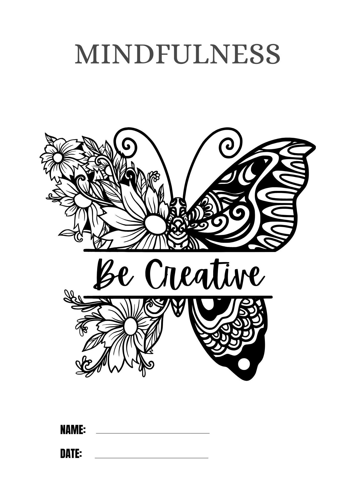 Art Therapy: Mindfulness Coloring Pages - Etsy