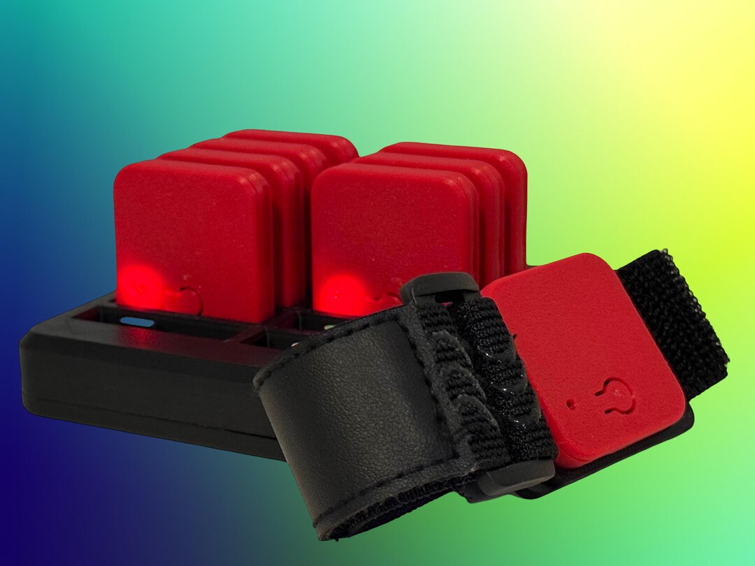 8 Red Slimevr Compatible Full Body Tracking for VR, Motion Capture and ...