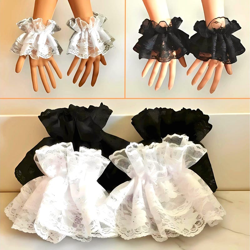 Elastic Wrist Ruffles - Etsy
