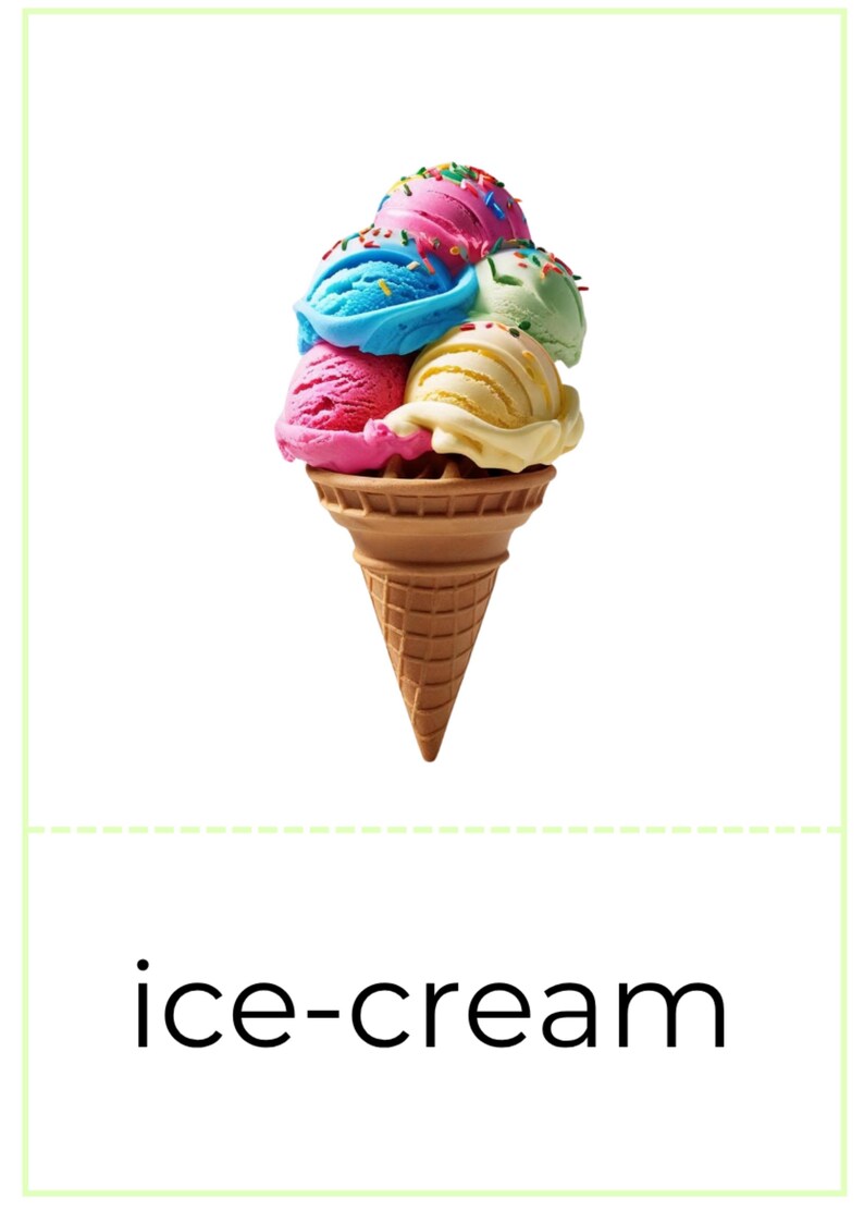 Printable English Flashcards – Food and Drinks – 55 Cards + Guide – ESL ...