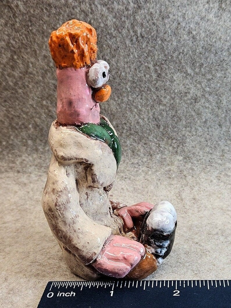 Muppet Figurine Funny Beaker Trying to Meditate Handmade Ceramic - Etsy