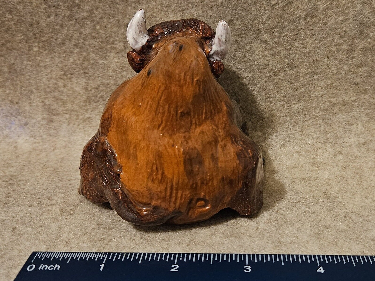 Bison Figurine Funny Handmade Ceramic - Etsy