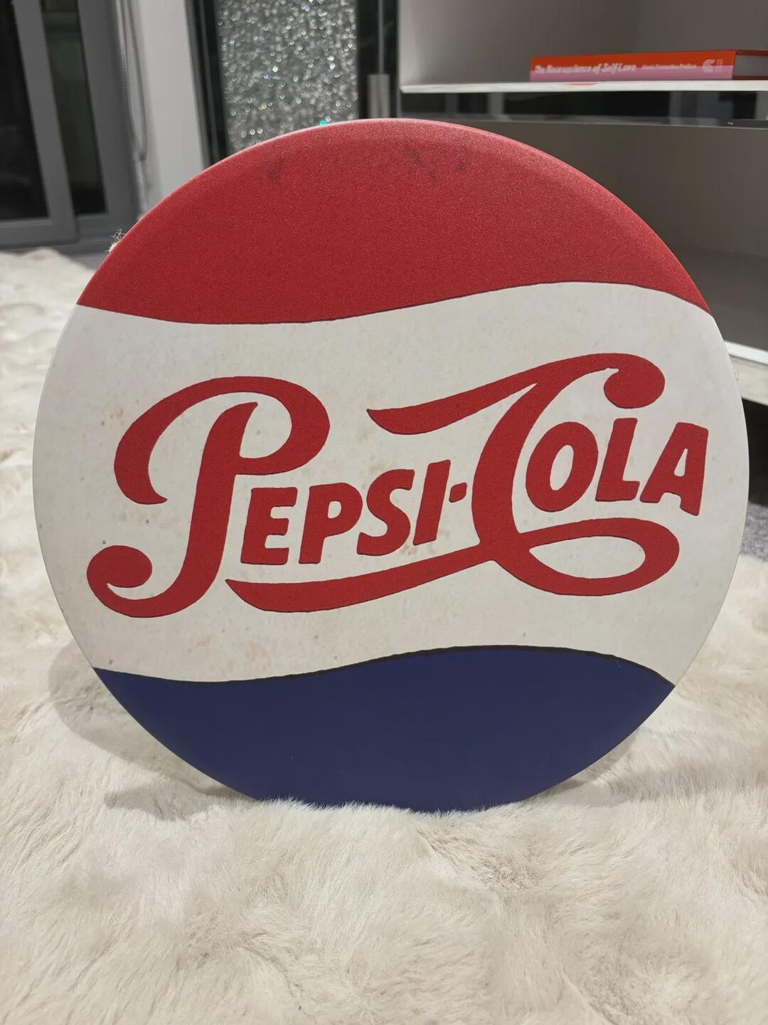 Retro Metal Round Sign 30cm Pepsi Cola - Etsy