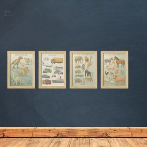 Farm Animal Printable Poster - Etsy