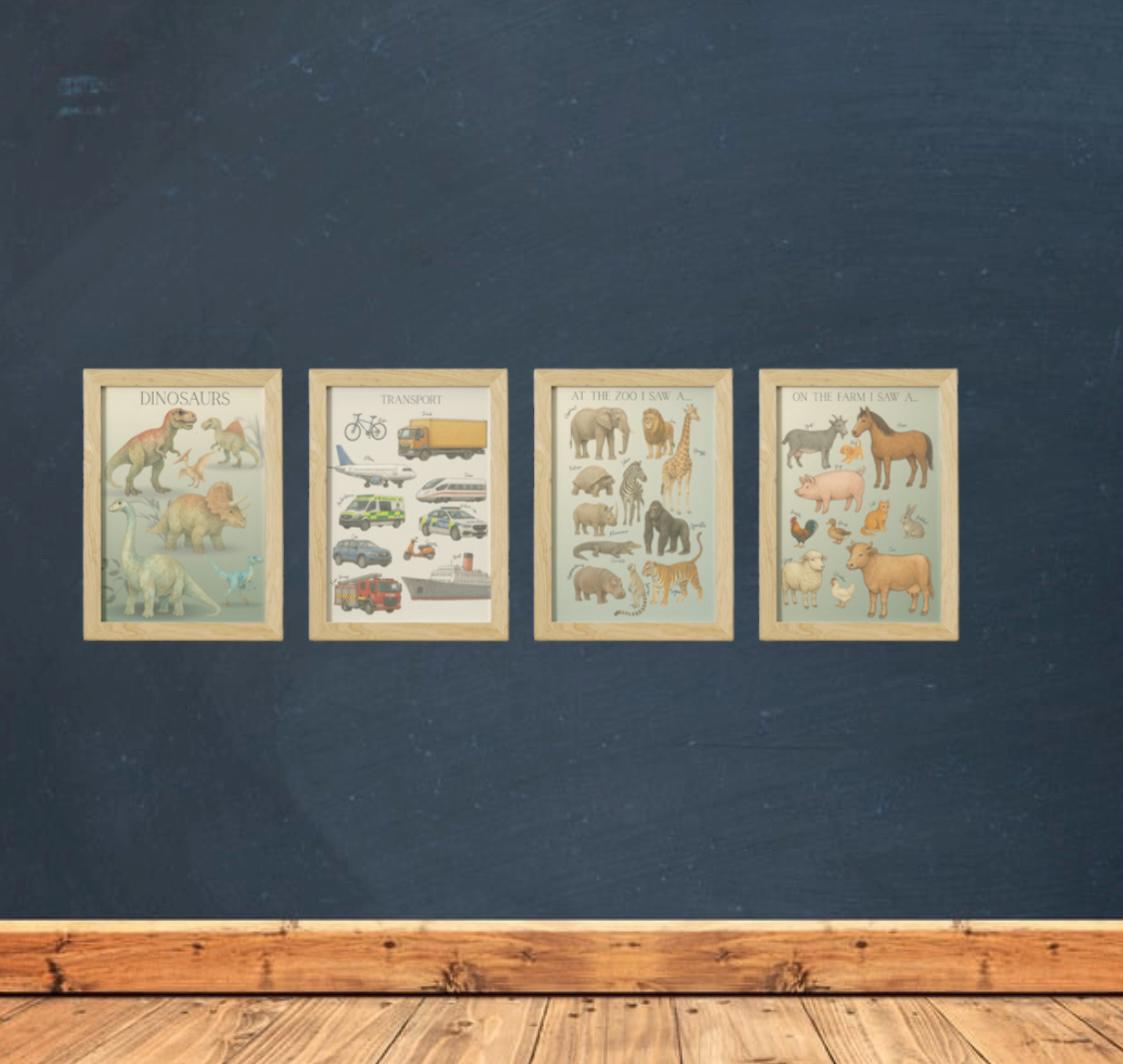 Farm Animal Printable Poster - Etsy