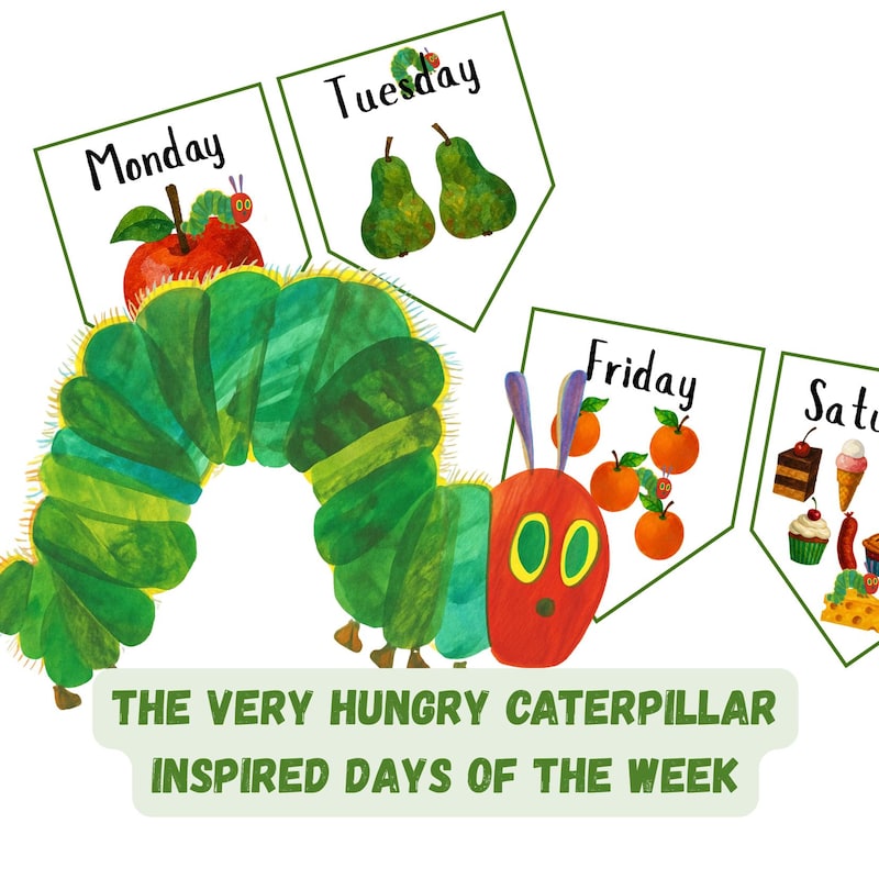 Caterpillar Banner - Etsy