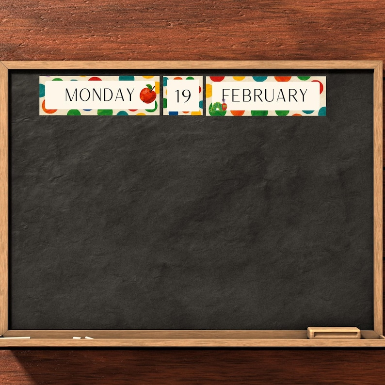 Caterpillar Calendar Set – Educational & Interactive Classroom Display ...