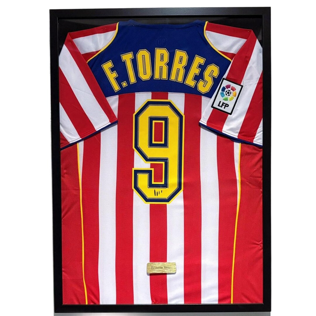 Atletico Madrid Fernando Torres Framed Jersey, Fernando Torres Shirt ...