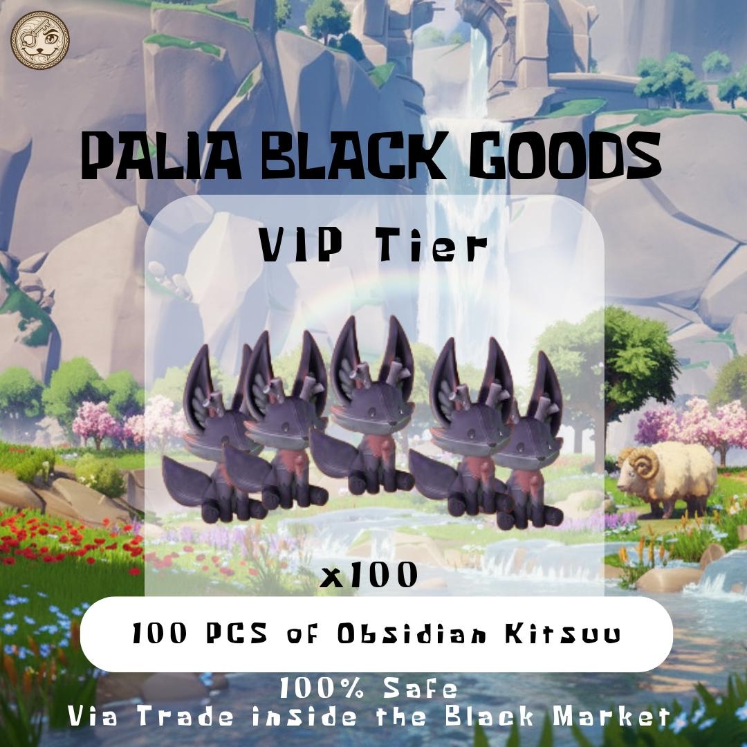 Palia Obsidian Kitsuu VIP Tier (100 PCS) - Etsy
