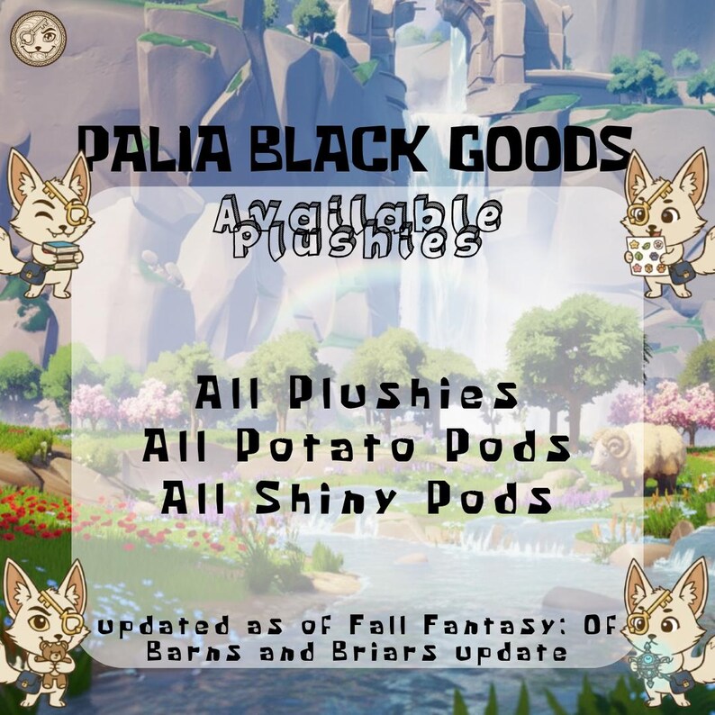 Palia Choose Any 205 Pcs Plushies/pods of Your Choice (epic Bundle) - Etsy