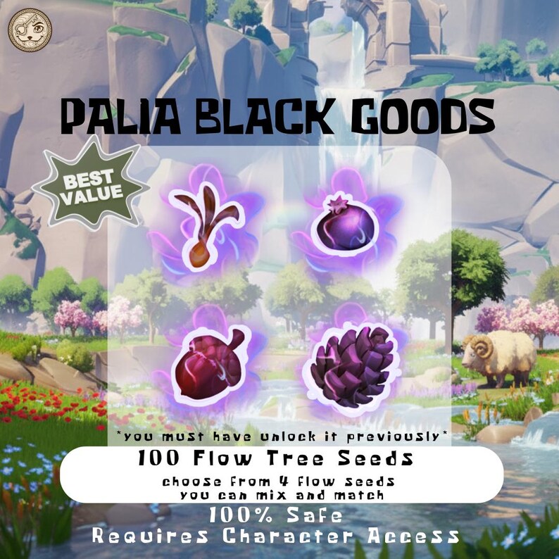 Palia: 100 Flow Tree Seeds Small Bundle - Etsy