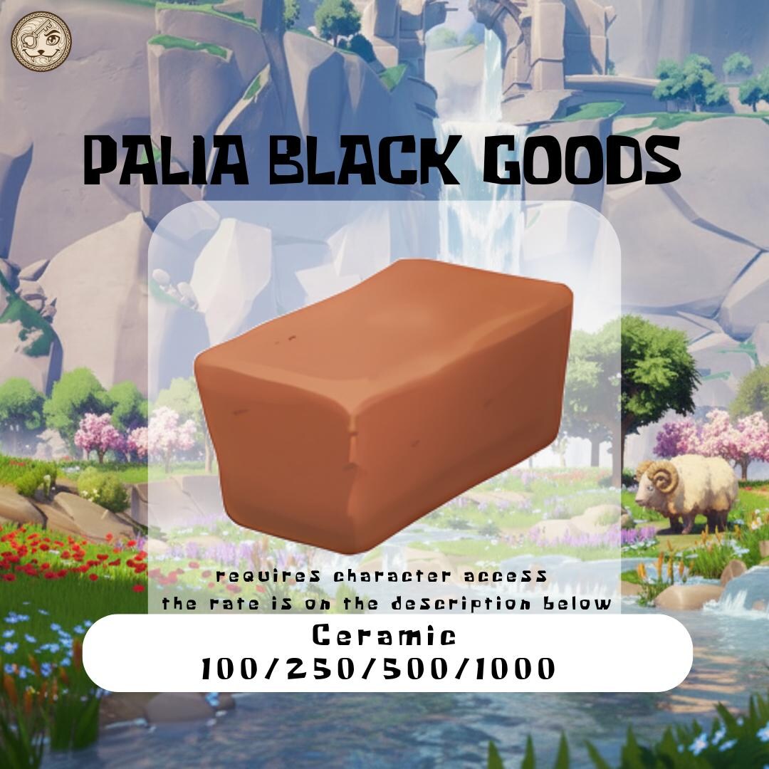 Materials Farm - Palia Ceramic 100/250/500/1000 - Etsy