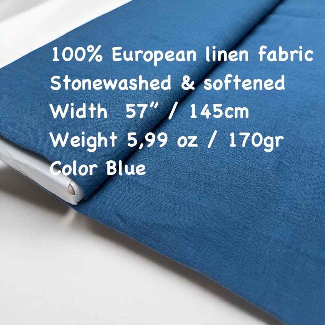 100% European Linen Fabric Stone Whased and Softened , European Linen ...