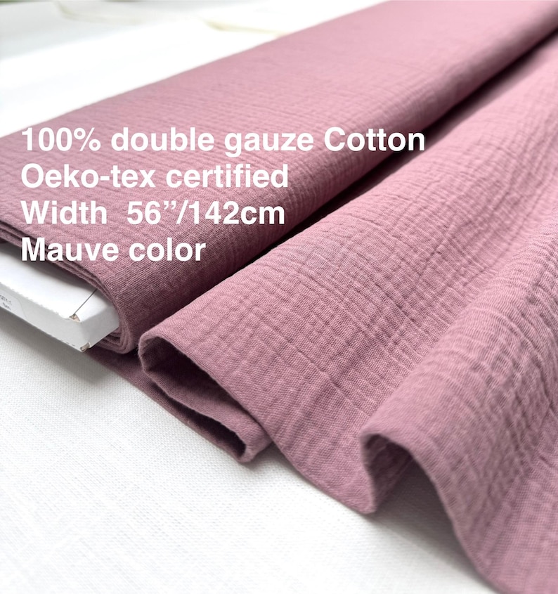Sample Colors Organic Cotton Double Gauze Fabric - Etsy