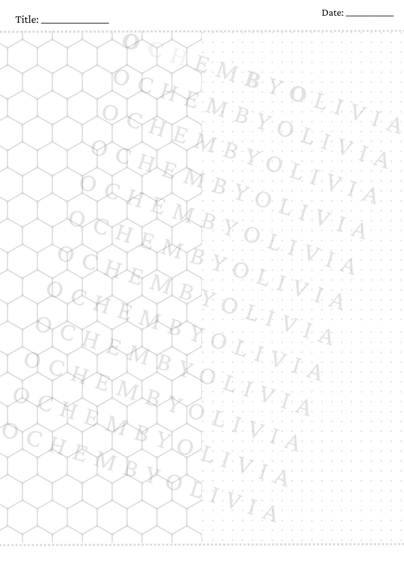 Organic Chemistry Structure Templates Editable Sticker Book Goodnotes ...