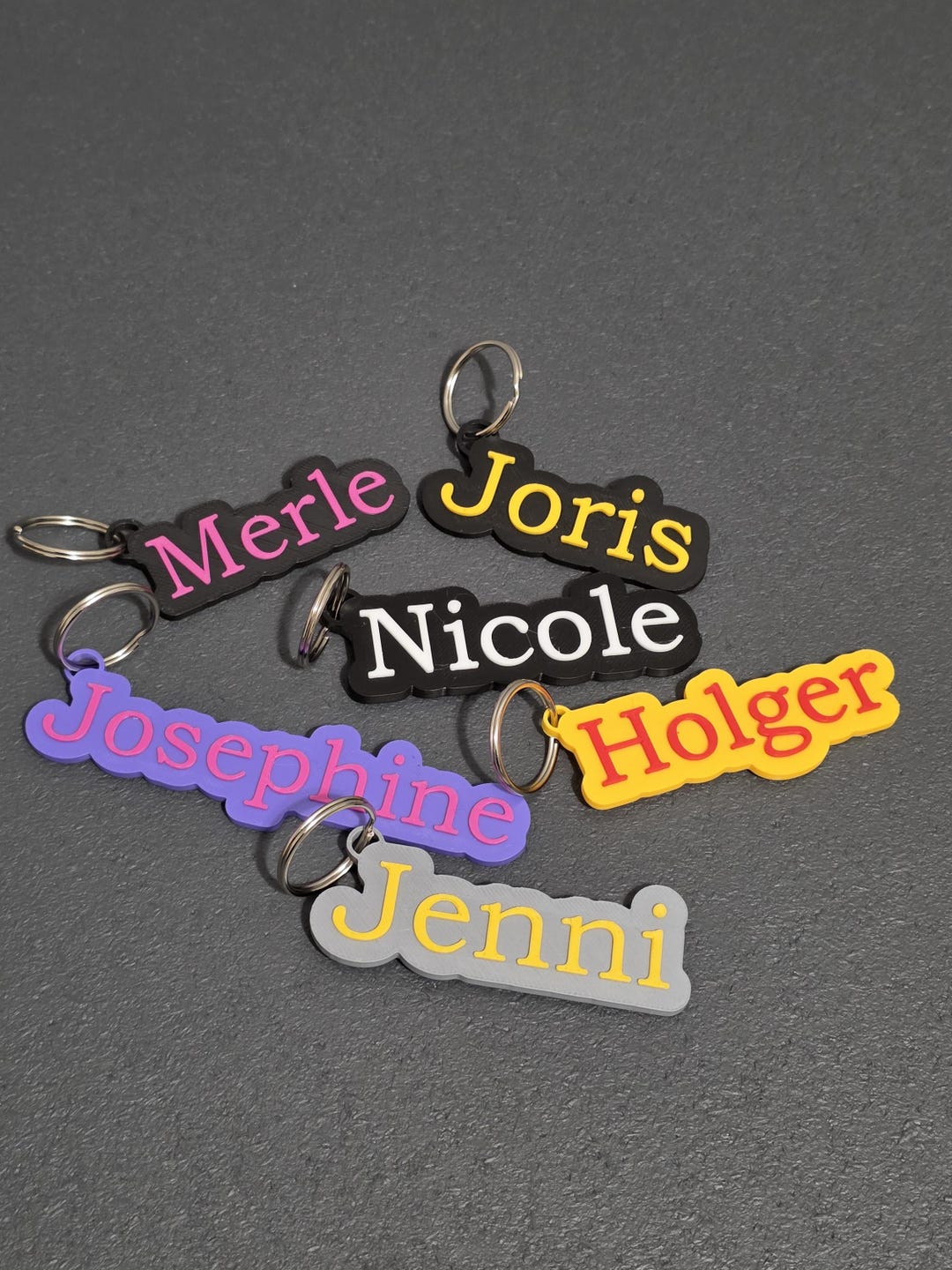 Personalized Keychains With Names – Ideal for Children, Daycare ...
