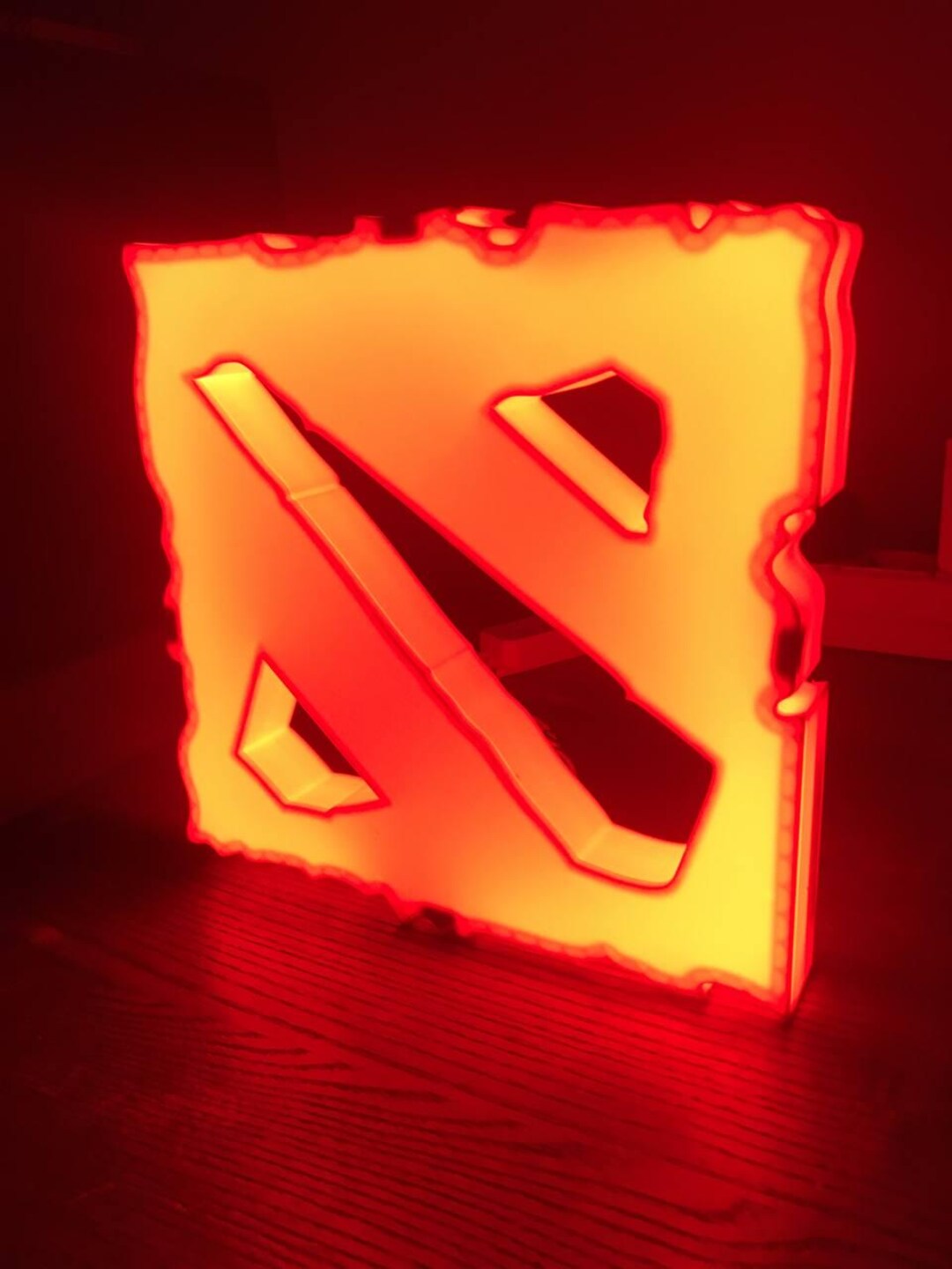 Dota 2 LED Wall Light – Gamer Room Decor, RGB Backlit Night Lamp ...