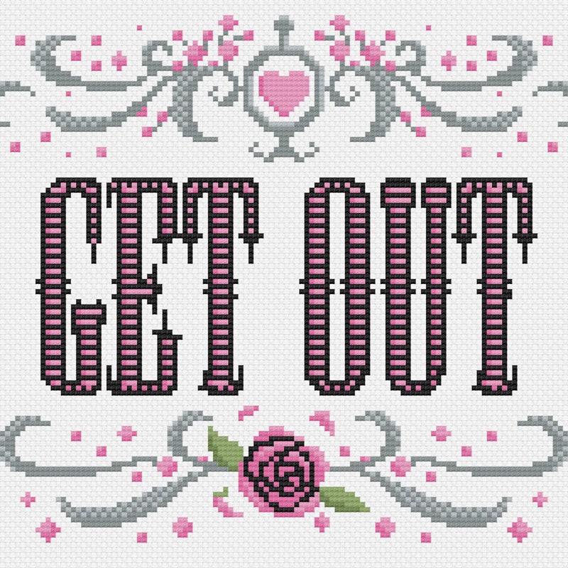 Rude Cross Stitch - Etsy