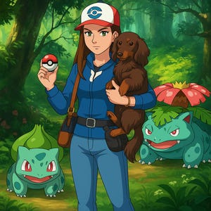 Custom Pokemon Portrait | Personalized Gift, Couple, Christmas ...