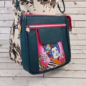 Tula Pink Queen of Hearts Crossbody Purse - Etsy