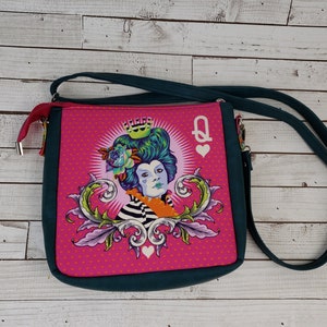 Tula Pink Queen of Hearts Crossbody Purse - Etsy