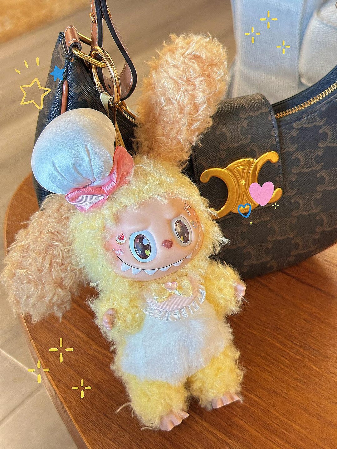 Sunny Chef Bunny Labubu – Handmade Plush Doll - Etsy
