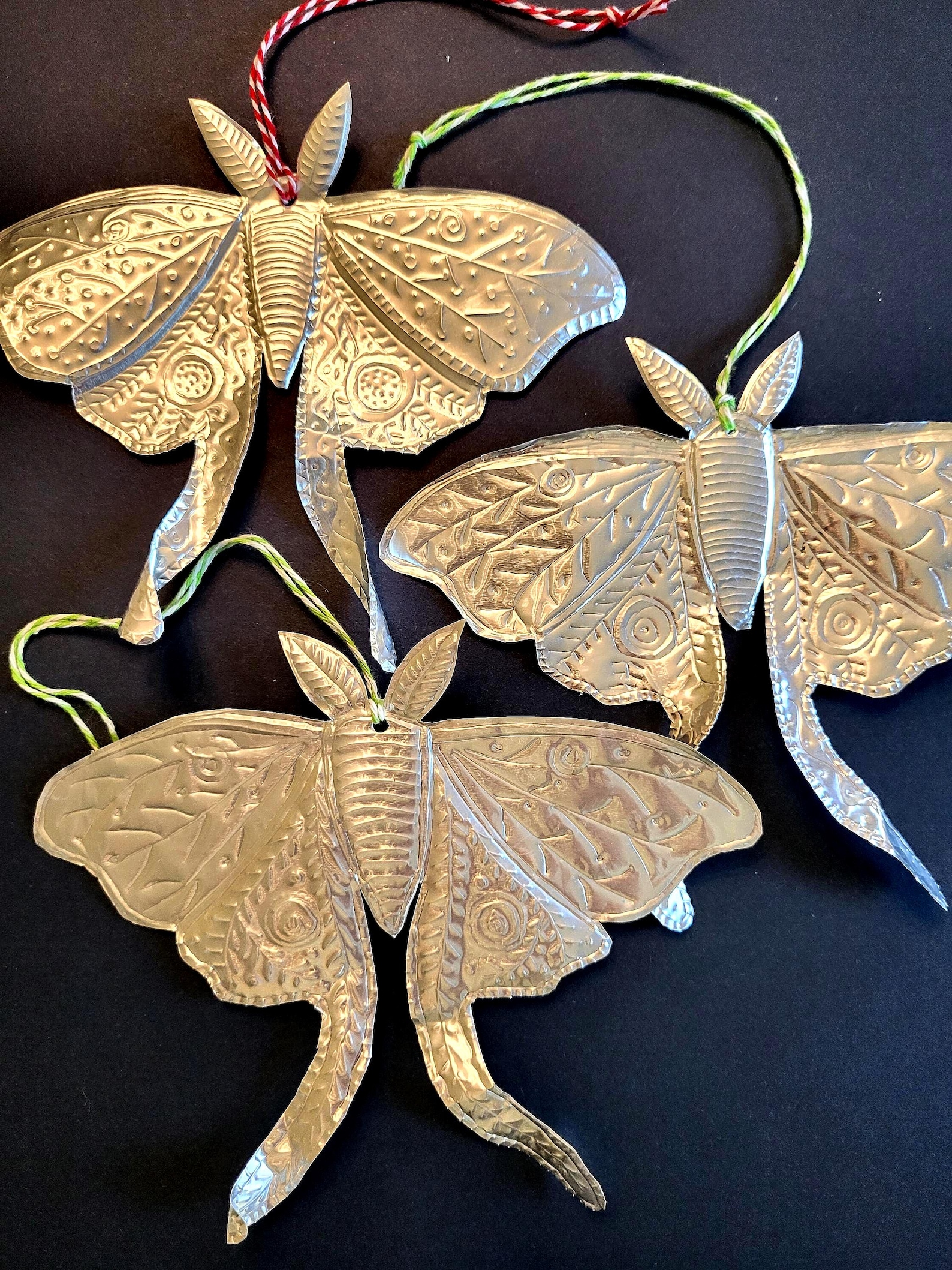 Aluminum Luna Moth Ornament - Etsy