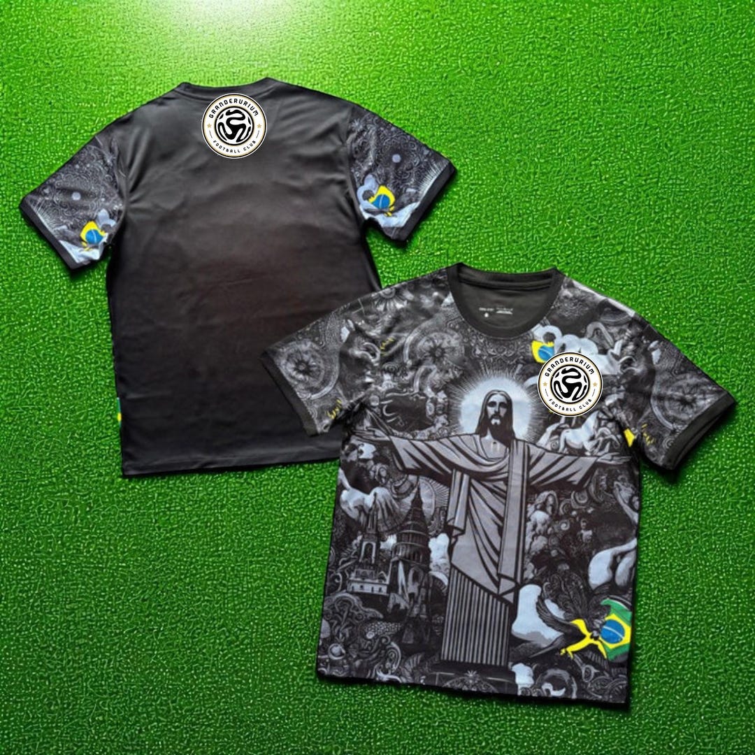 Personalized Jesus Christ the Redeemer Brazil Soccer Shirt - Etsy