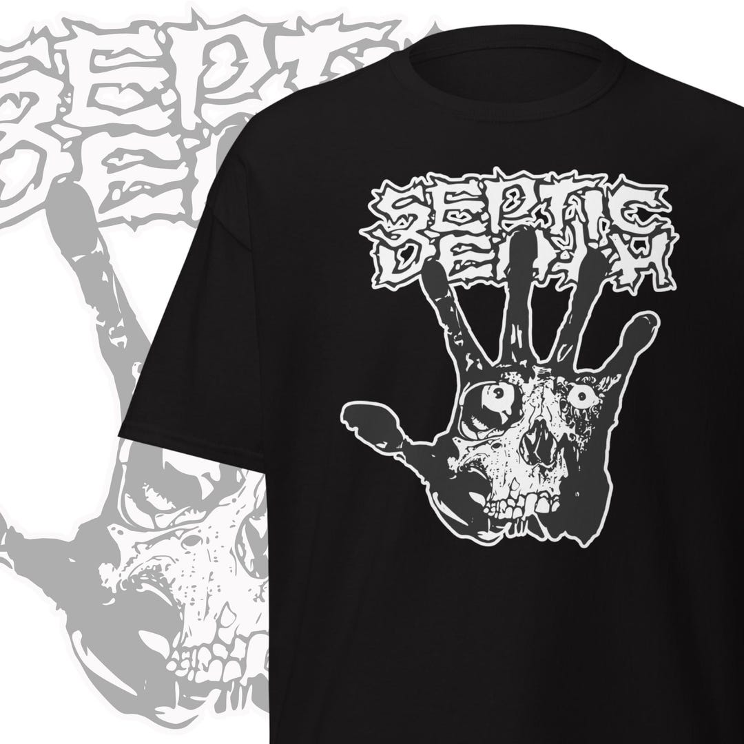 Septic Death T-shirt Vintage Hardcore Punk Band Merch Retro Punk Rock ...