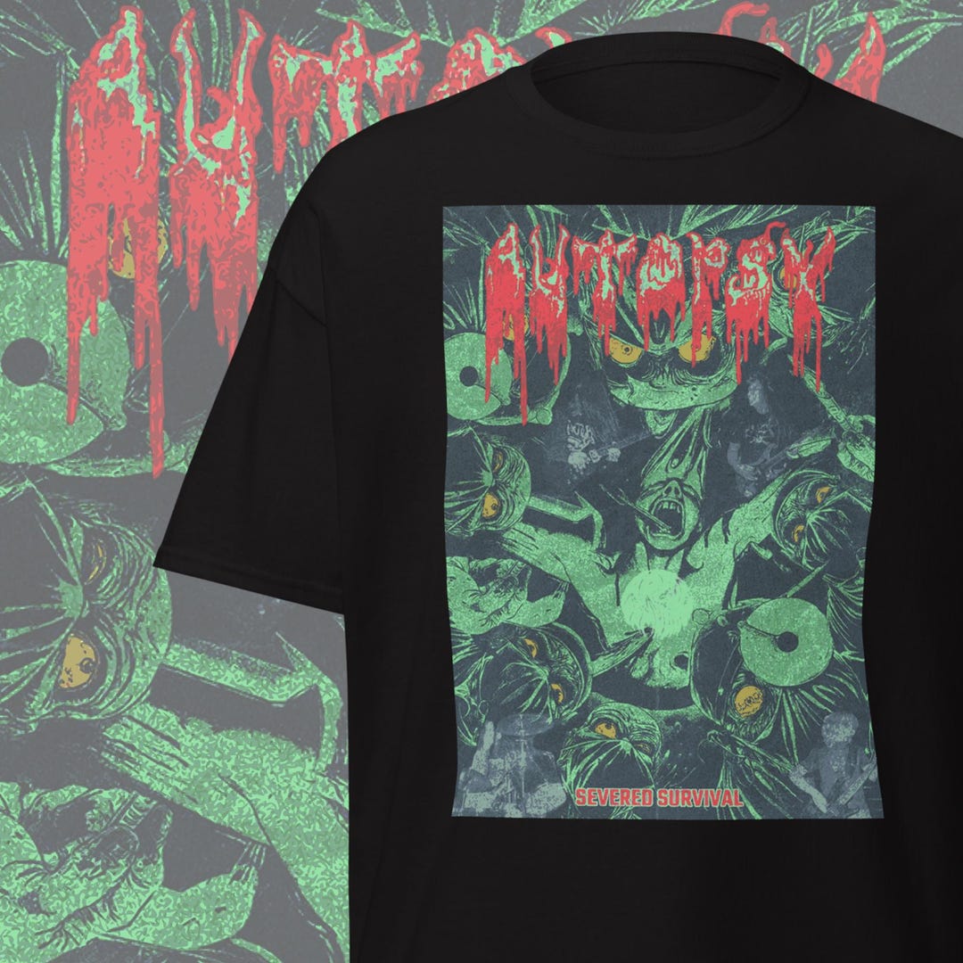 Autopsy Band T-shirt Death Metal Band Merch Extreme Metal Clothing ...