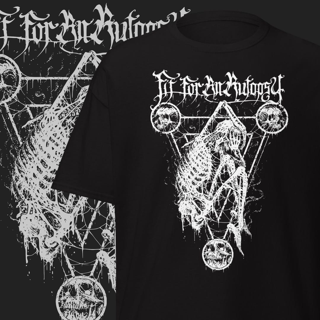 Fit for an Autopsy T-shirt: Deathcore Band Merch for Metalheads - Etsy