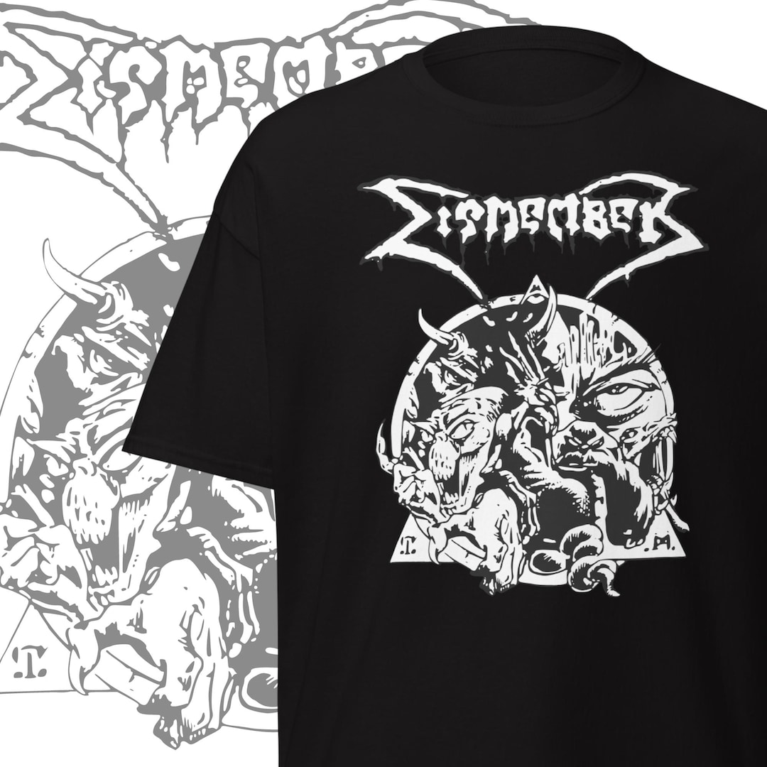 Dismember Band T-shirt Vintage Death Metal Band Merch Metal Clothing ...