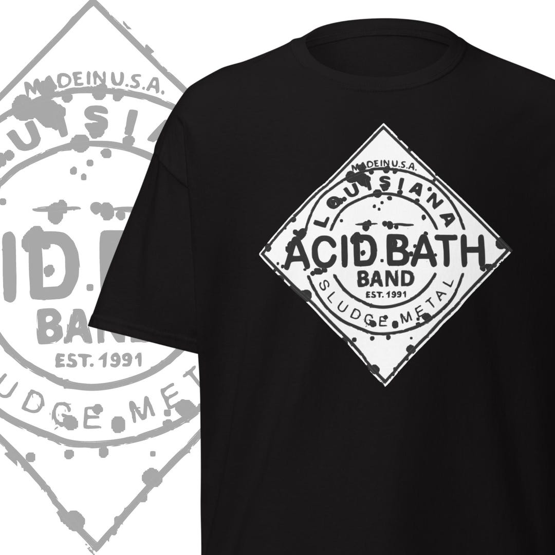 Acid Bath T-shirt Sludge Metal Band Merch Stoner Rock Gift - Etsy