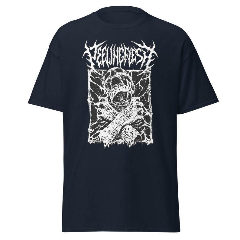 Peeling Flesh T-shirt Metal Merch Gifts for Metalhead Old School Metal ...