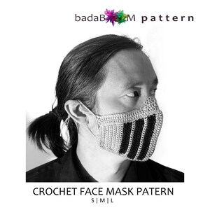 Pdf Crochet PATTERN FACE MASK Adult Men Woman Knight Style or Simple ...