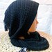 WEDNESDAY ADDAMS Inspired Crocheted Snood Photo PDF Pattern - Etsy