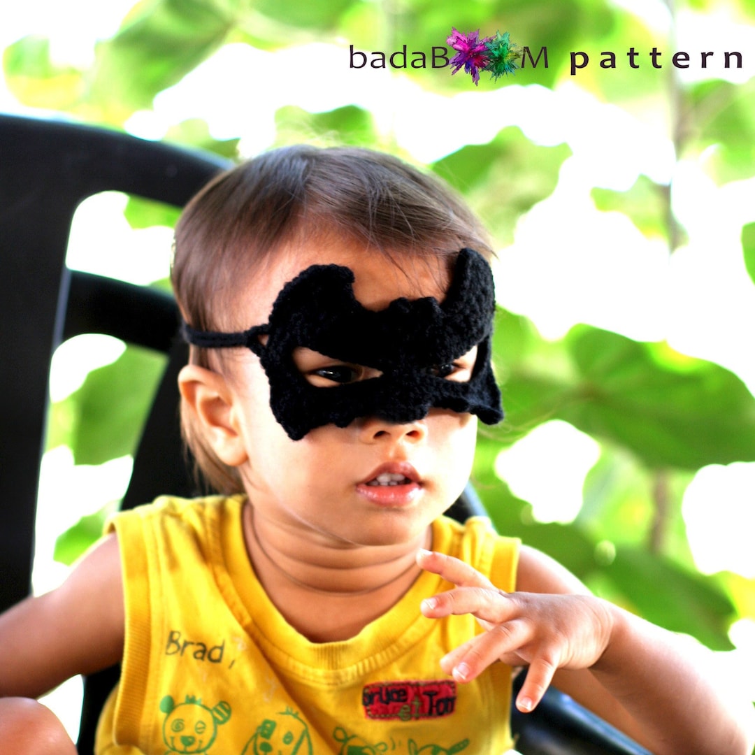 Superhero Face Mask Crochet Pattern Children Sizes - Etsy