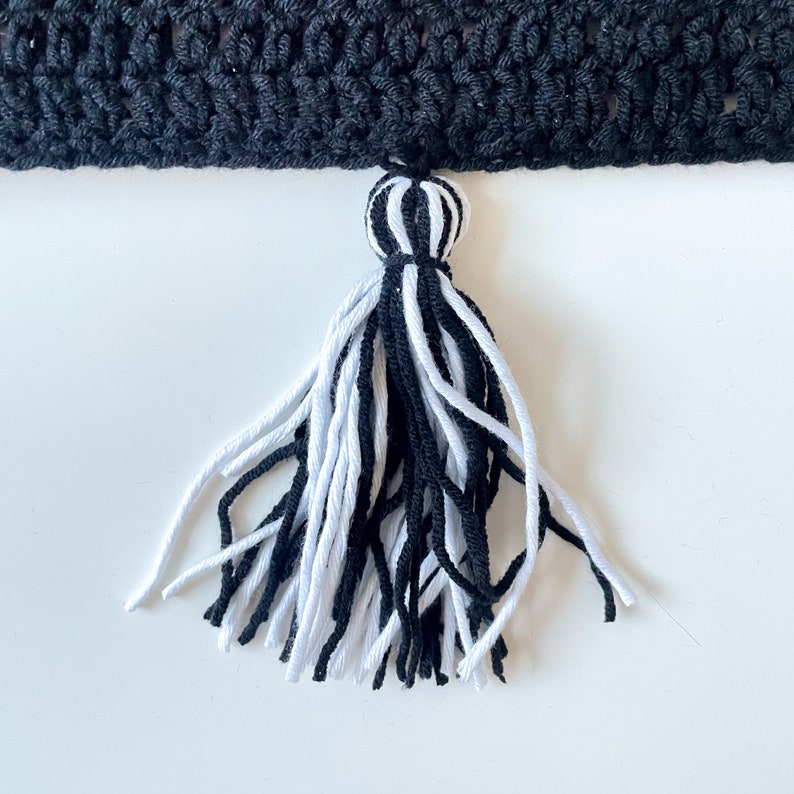 WEDNESDAY ADDAMS Inspired Crocheted Snood Photo PDF Pattern - Etsy